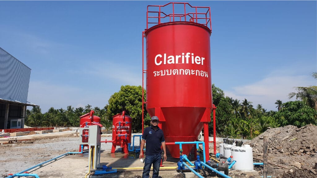 บริการผลิตถังตกตะกอน Clarifier tank พร้อมทำระบบแบบครบวงจร ฅ